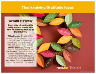 Thanksgiving Class Party Ideas | PDF