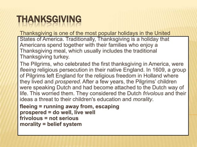 Thanksgiving+ +presentation | PPT