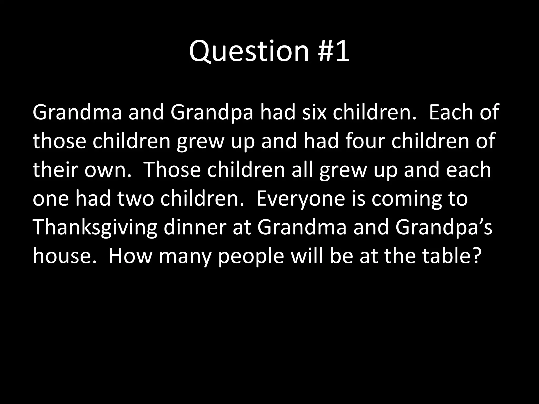 Thanksgiving brain teasers | PPTX