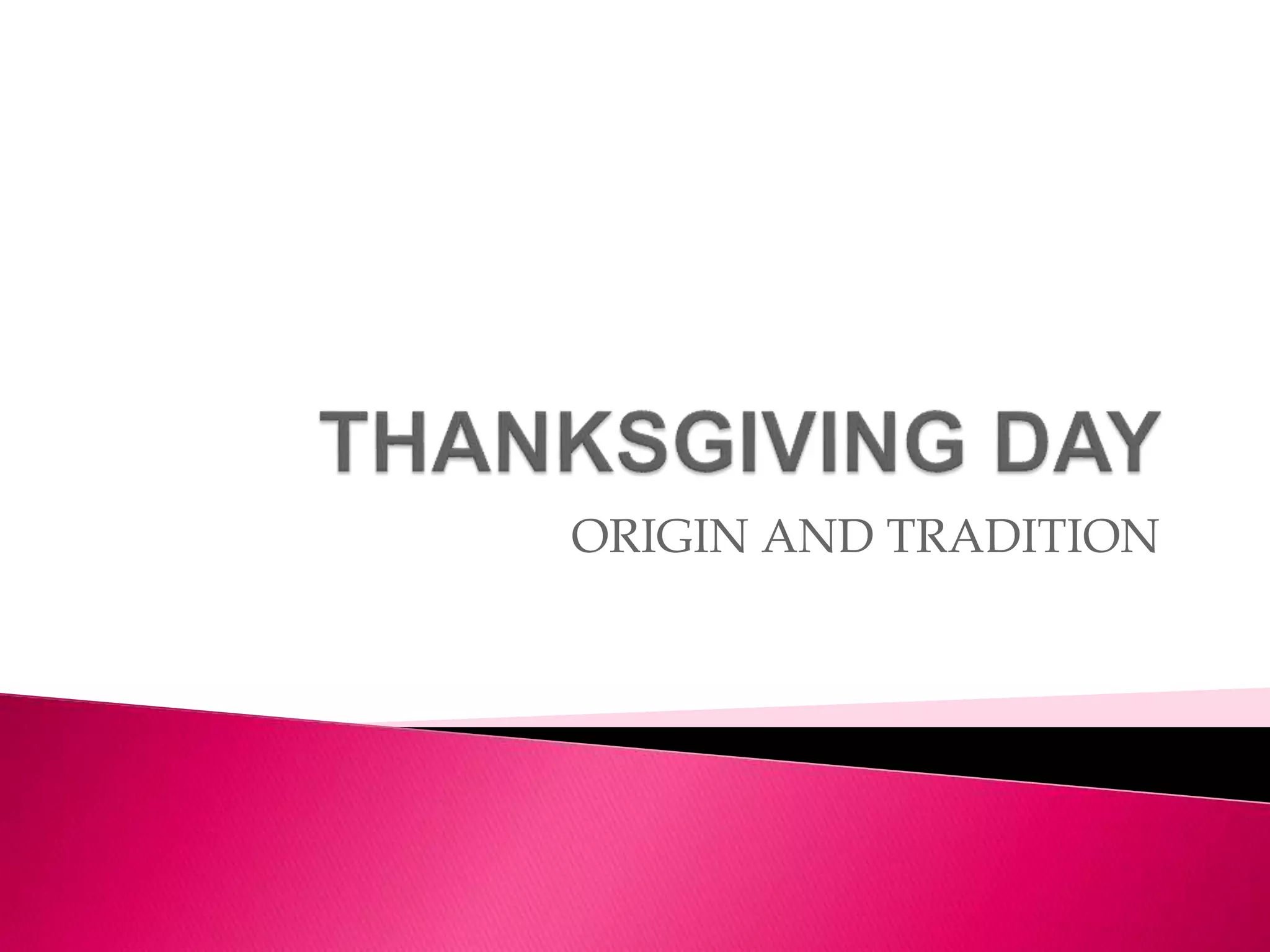 Thanksgiving day | PPTX