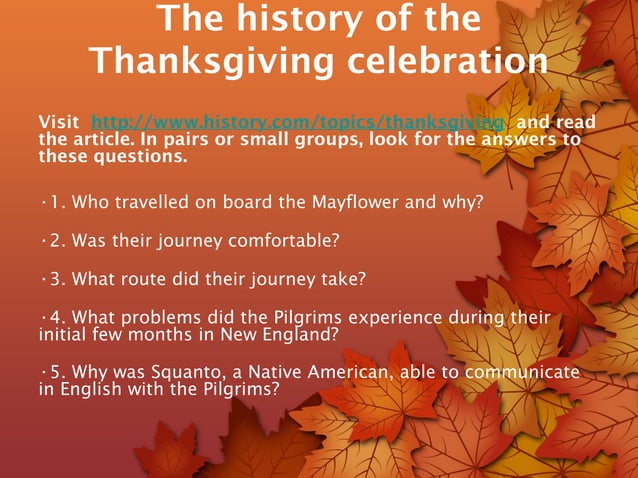 Thanksgiving day | PPT