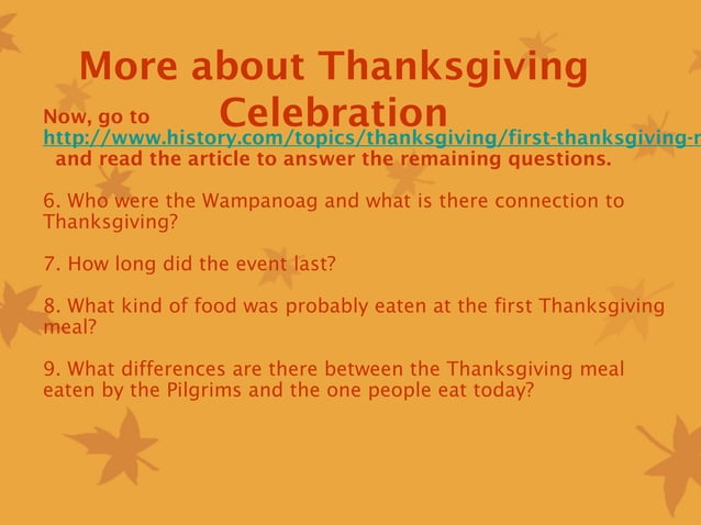 Thanksgiving day | PPT