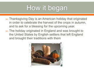 Thanksgiving Day | PPTX