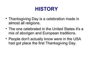Thanksgiving day alberto fandiño glavez | PPT