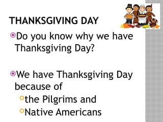THANKSGIVING DAY presentation for Primary school | PPTX