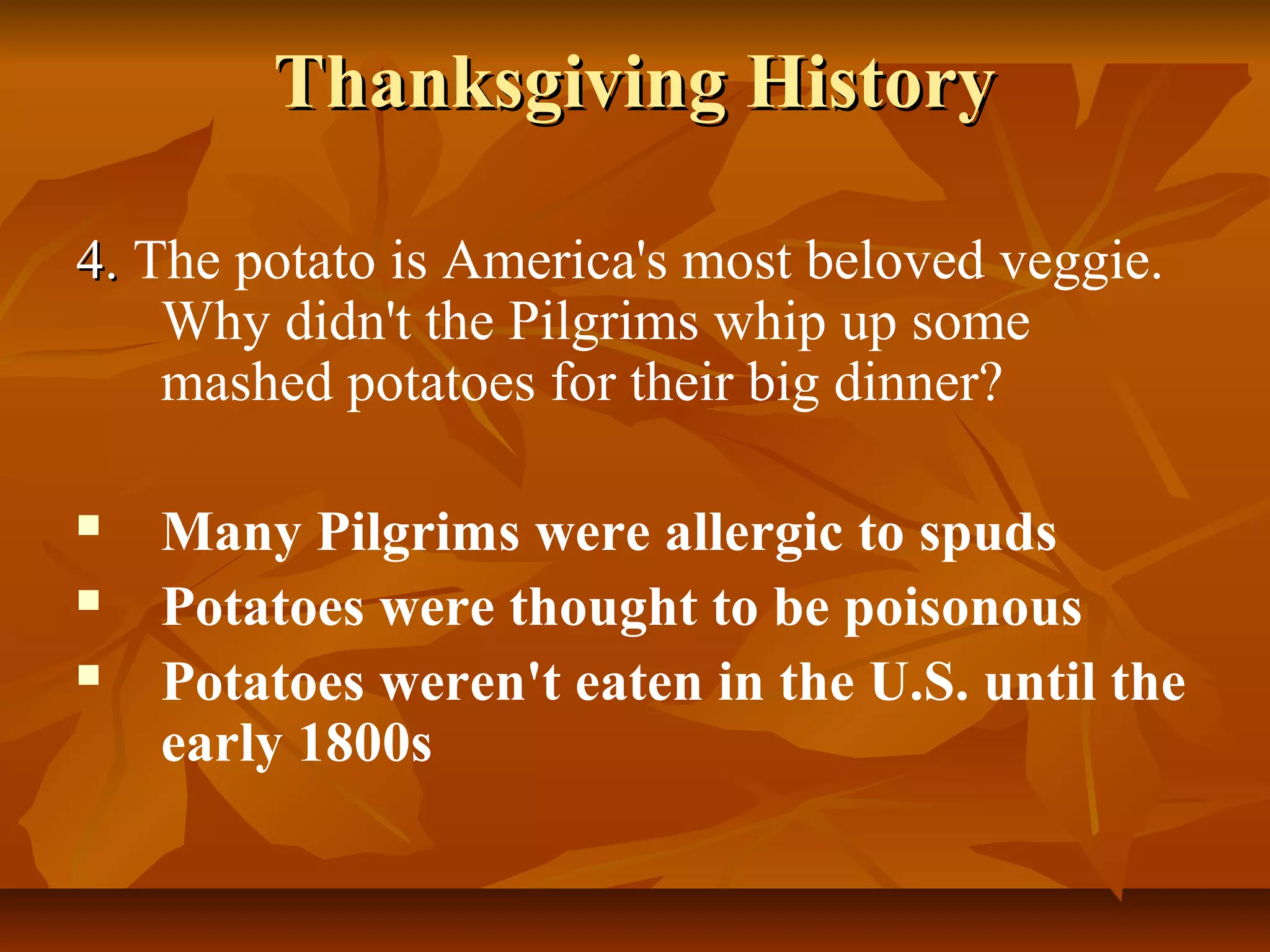 Thanksgiving day quiz | PPT