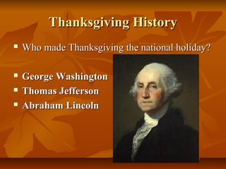 Thanksgiving day quiz | PPT