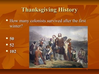 Thanksgiving day quiz | PPT