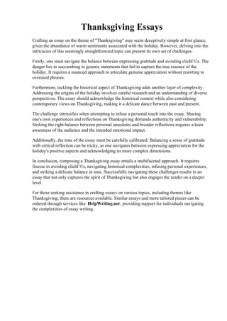 Thanksgiving Essays.pdf