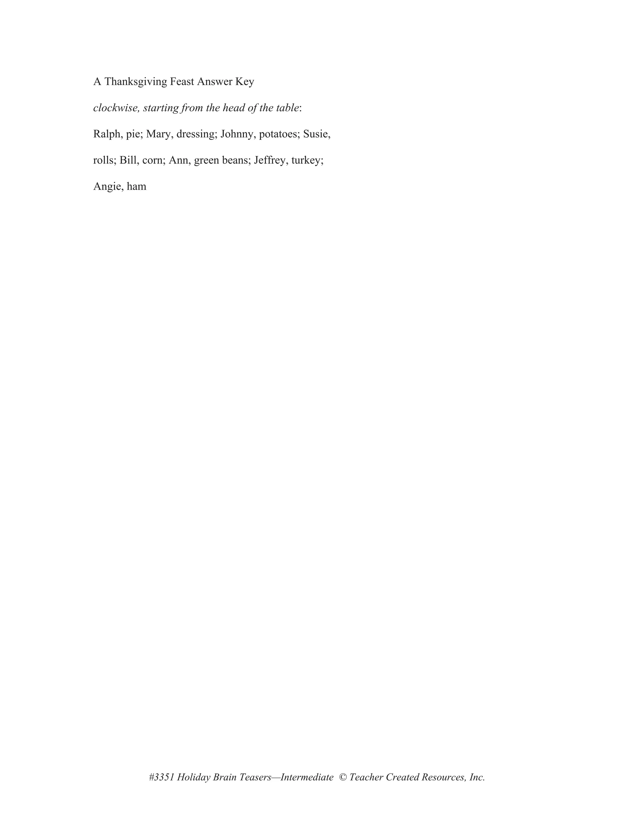 Thanksgiving feast | PDF