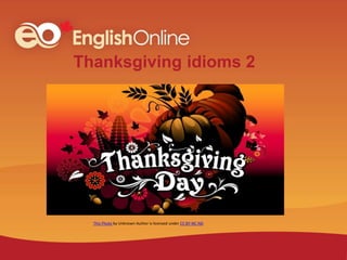 Thanksgiving Idioms Explained | PPT