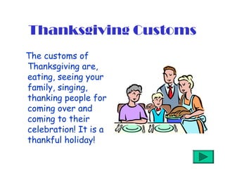 Thanksgiving powerpoint in English | PPT