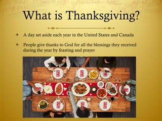 Thanksgiving ppt | PDF