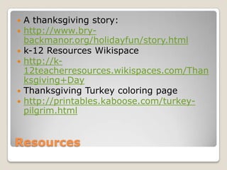 Thanksgiving presentation | PPT