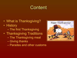 Thanksgiving presentation | PPT
