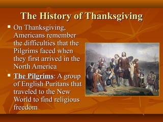 Thanksgiving presentation | PPT