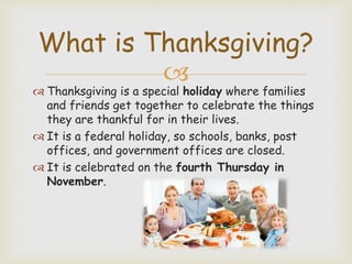 Thanksgiving presentation | PPTX