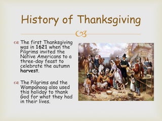 Thanksgiving presentation | PPTX