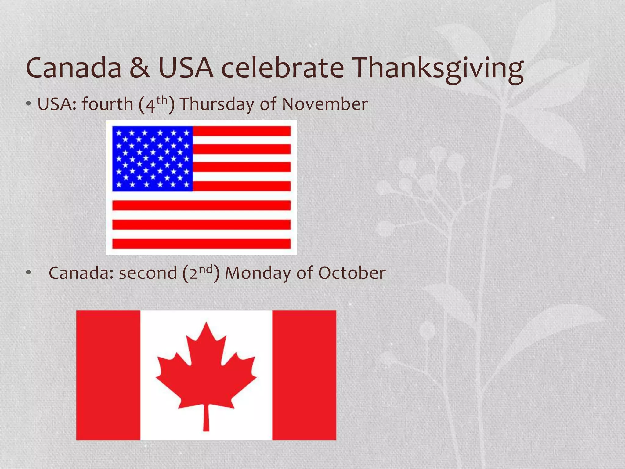 Thanksgiving presentation | PPT