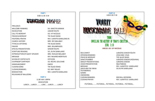 Thanksgiving program | DOCX