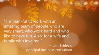 What the Meteorix Team Is Thankful For This Year | PPT