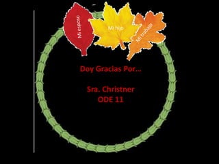 Thanksgiving wreath ppt | PPT
