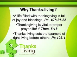 Thanks living | PDF
