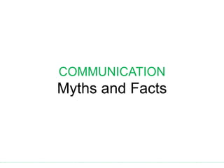 Communications - what and how | PPTX