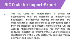 Code NIC 2008 - NIC Code For Kirana Shop | PDF