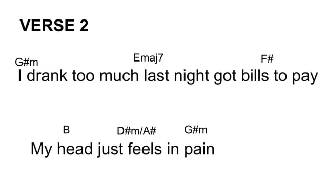 Thank You Dido Lyrics and Chords | PPT