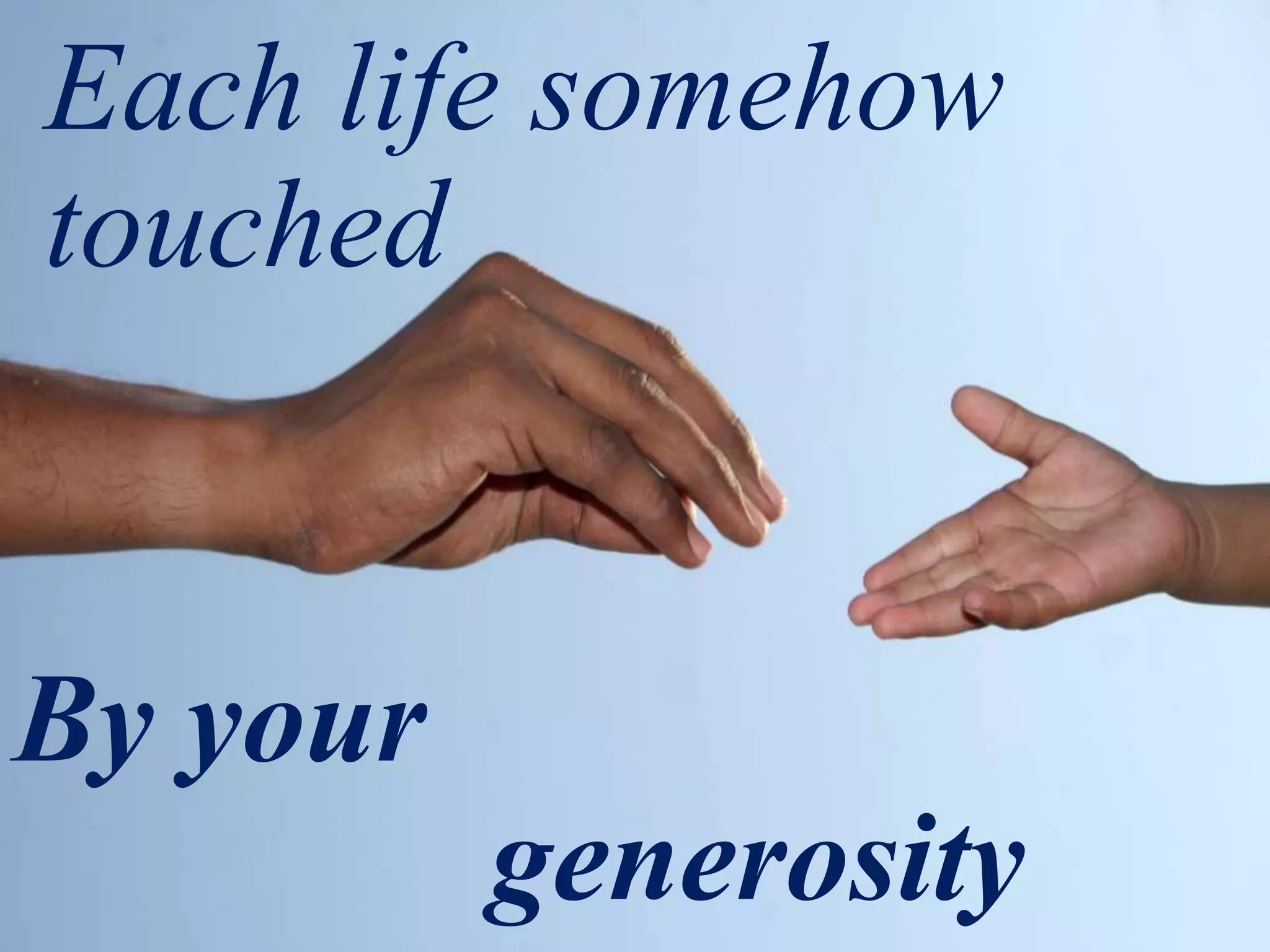 Thank you for giving to the lord | PPTX