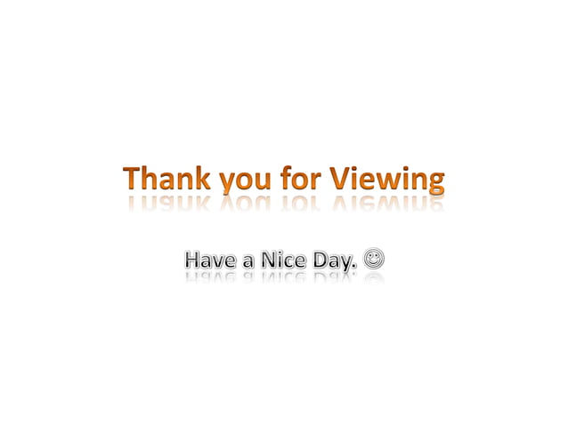 Thank you for viewing | PPTX
