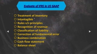 Evaluate IFRS and XBRL taxonomy (US GAAP) | PPT