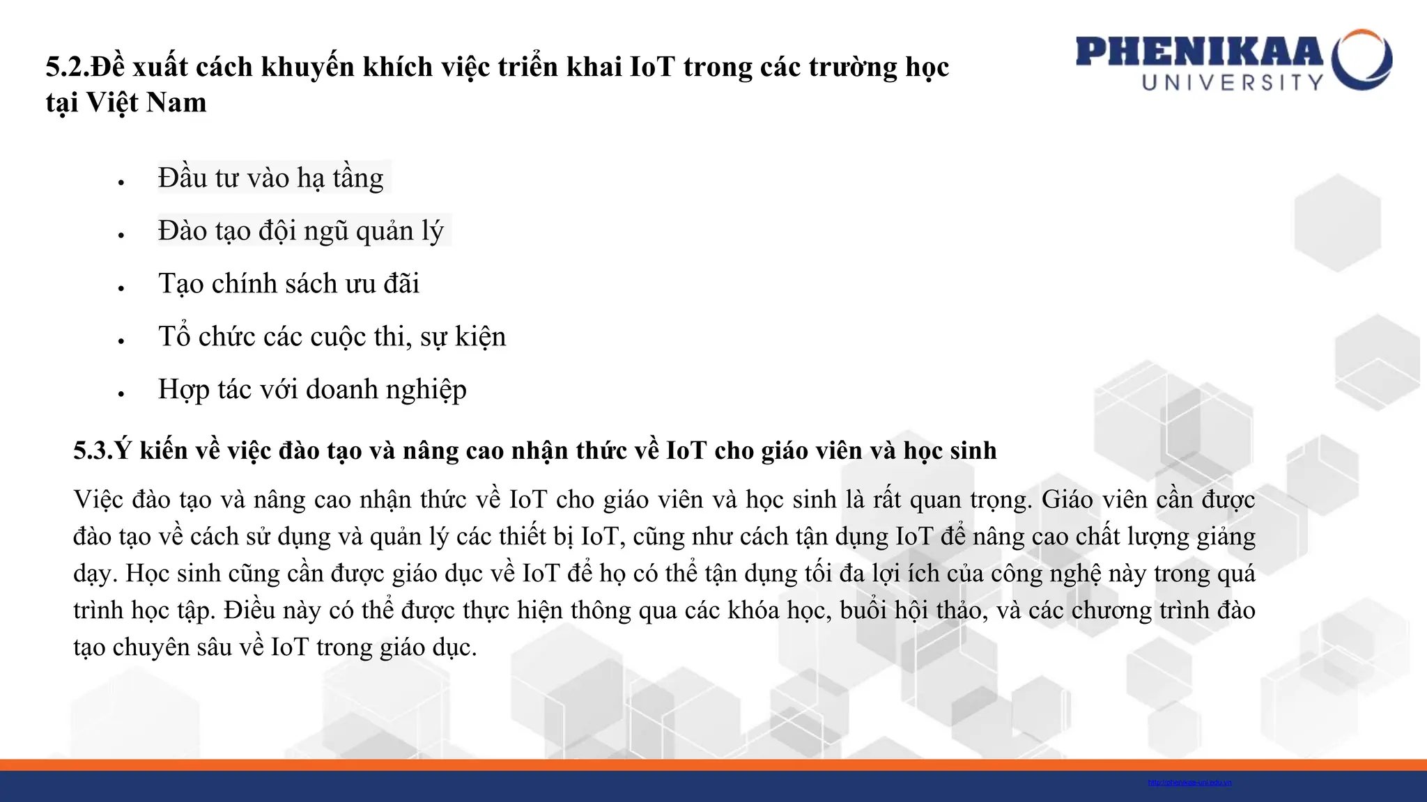 Thao luan IoT ap dung iot trong he thong giao duc | PPT