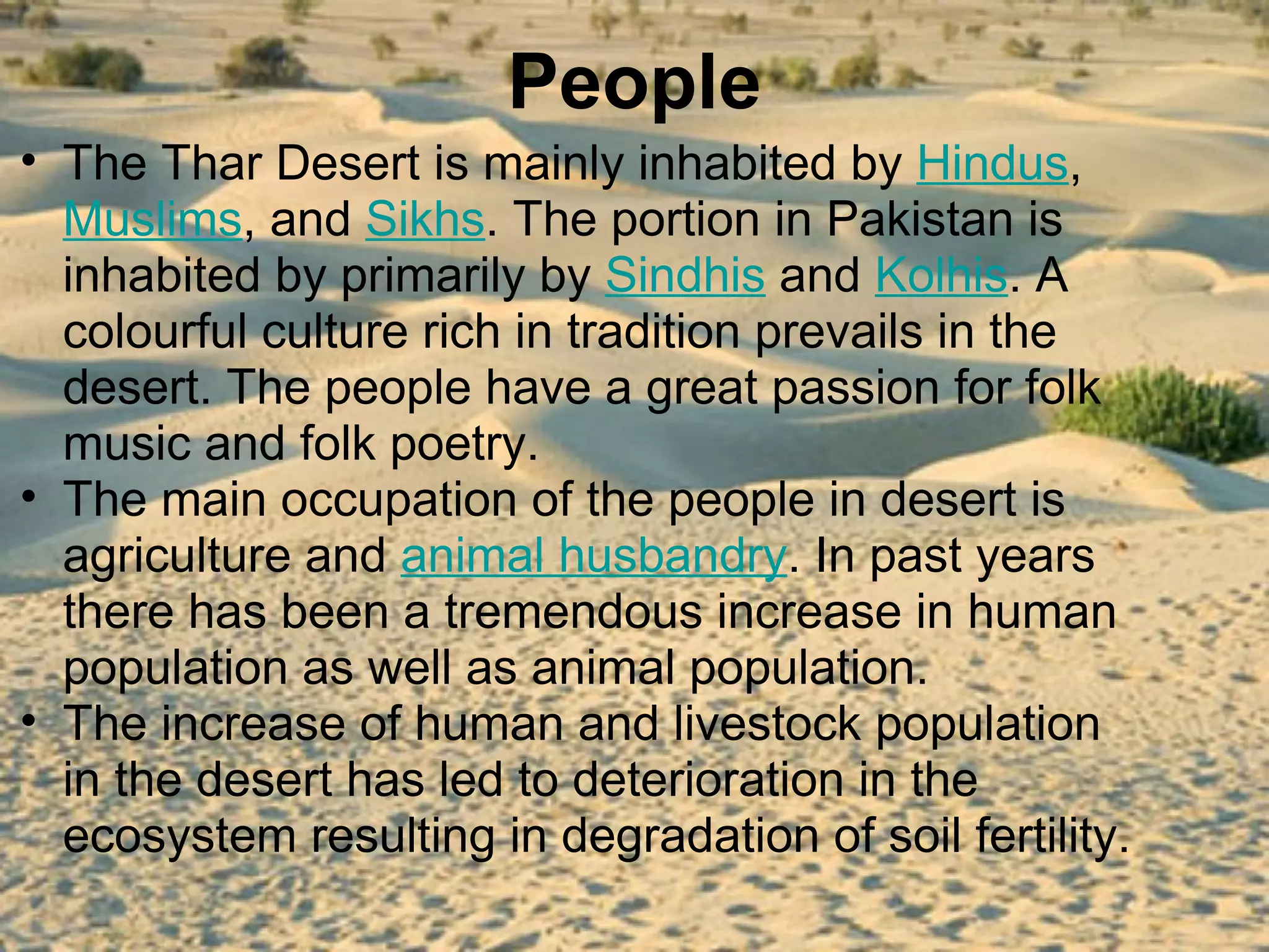 Thar desert | PPT