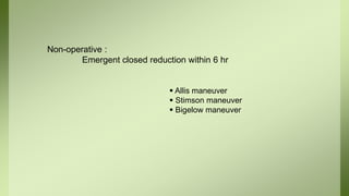 Tharinee anterior-hip-dislocation | PPTX