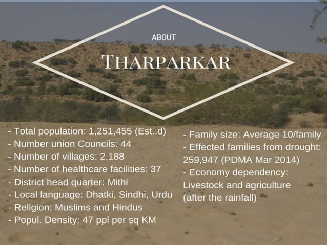 Tharparkar restoration project | PPT