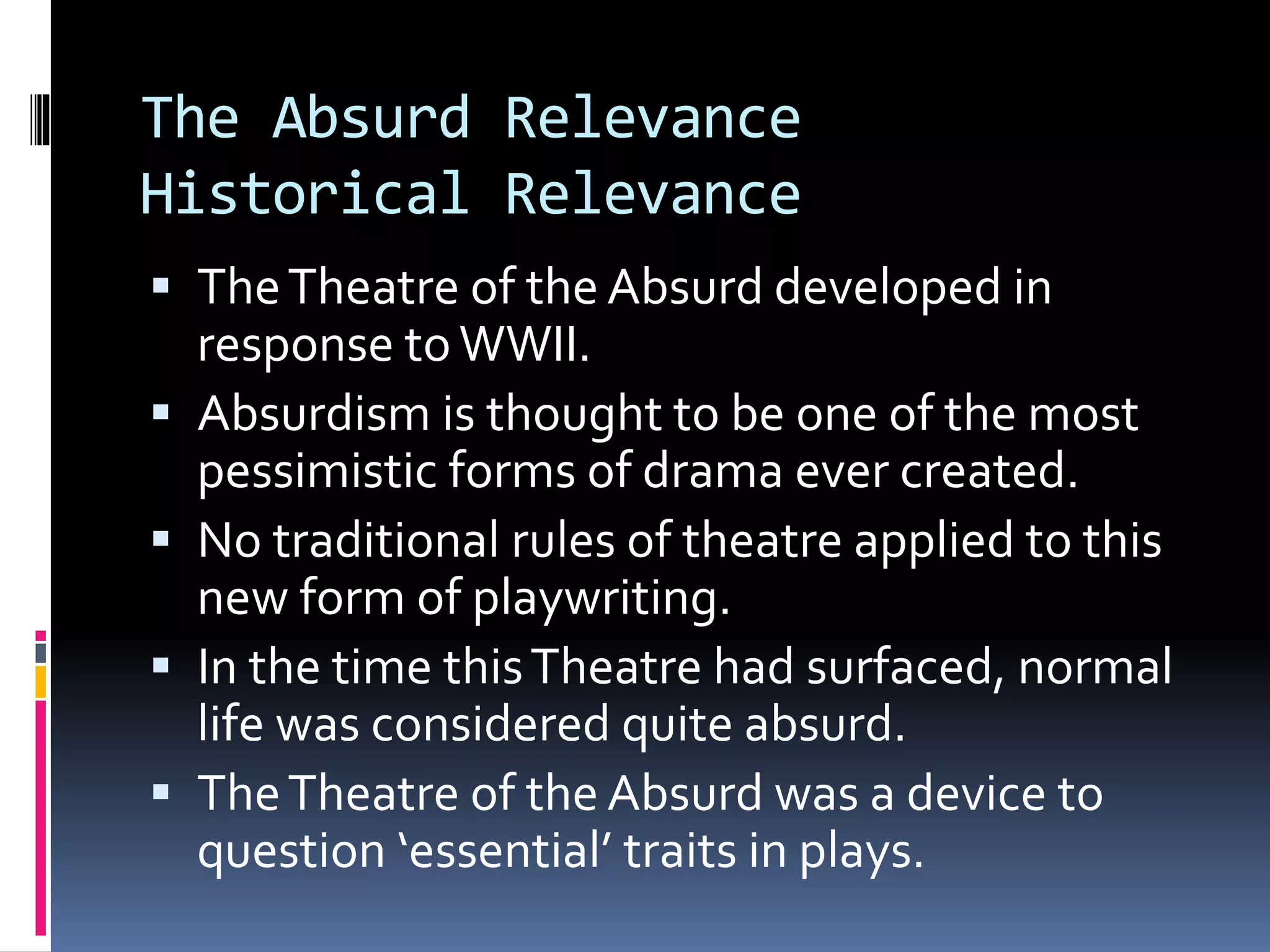 Theatre of the Absurd | PPTX