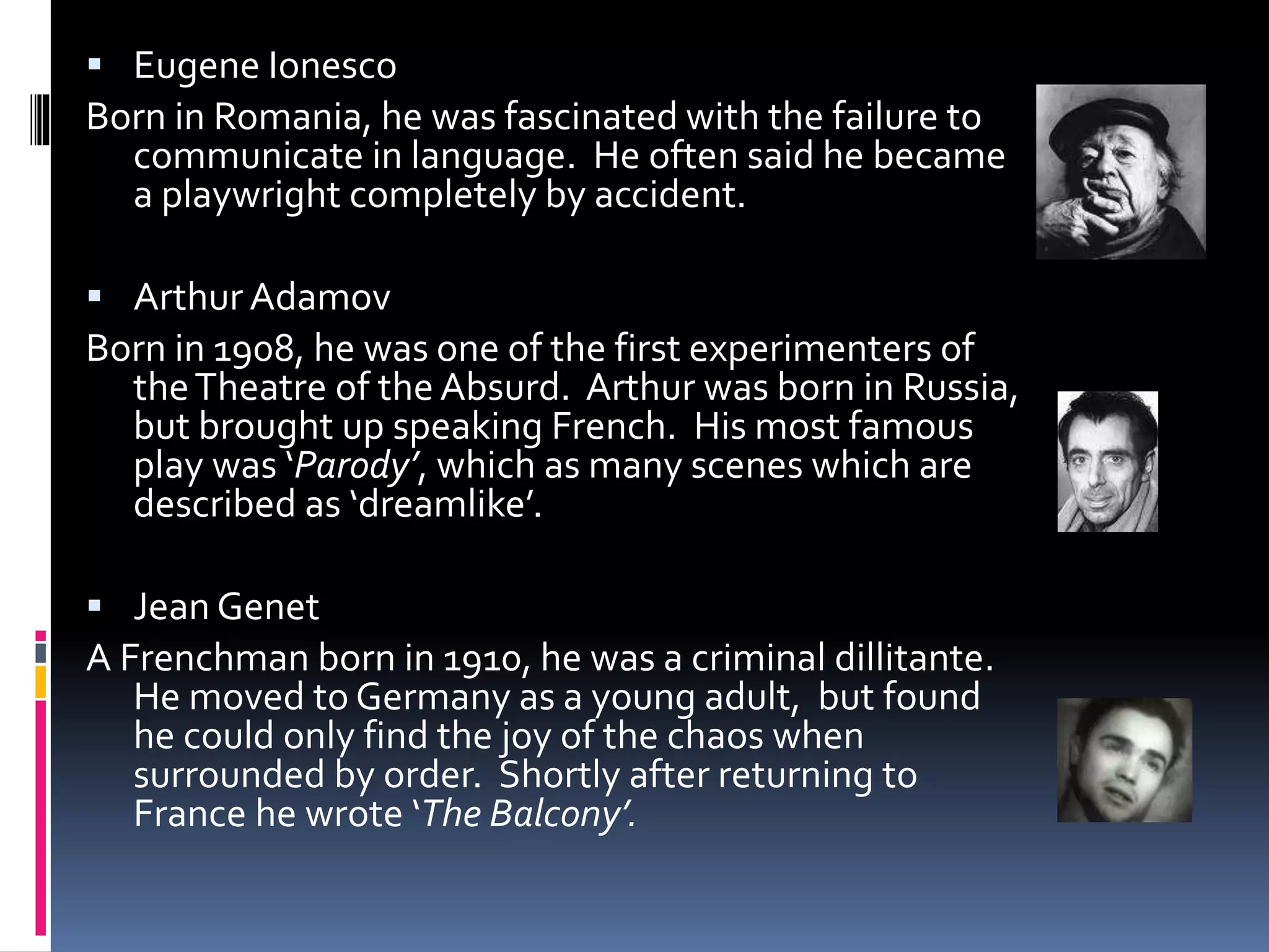 Theatre of the Absurd | PPTX