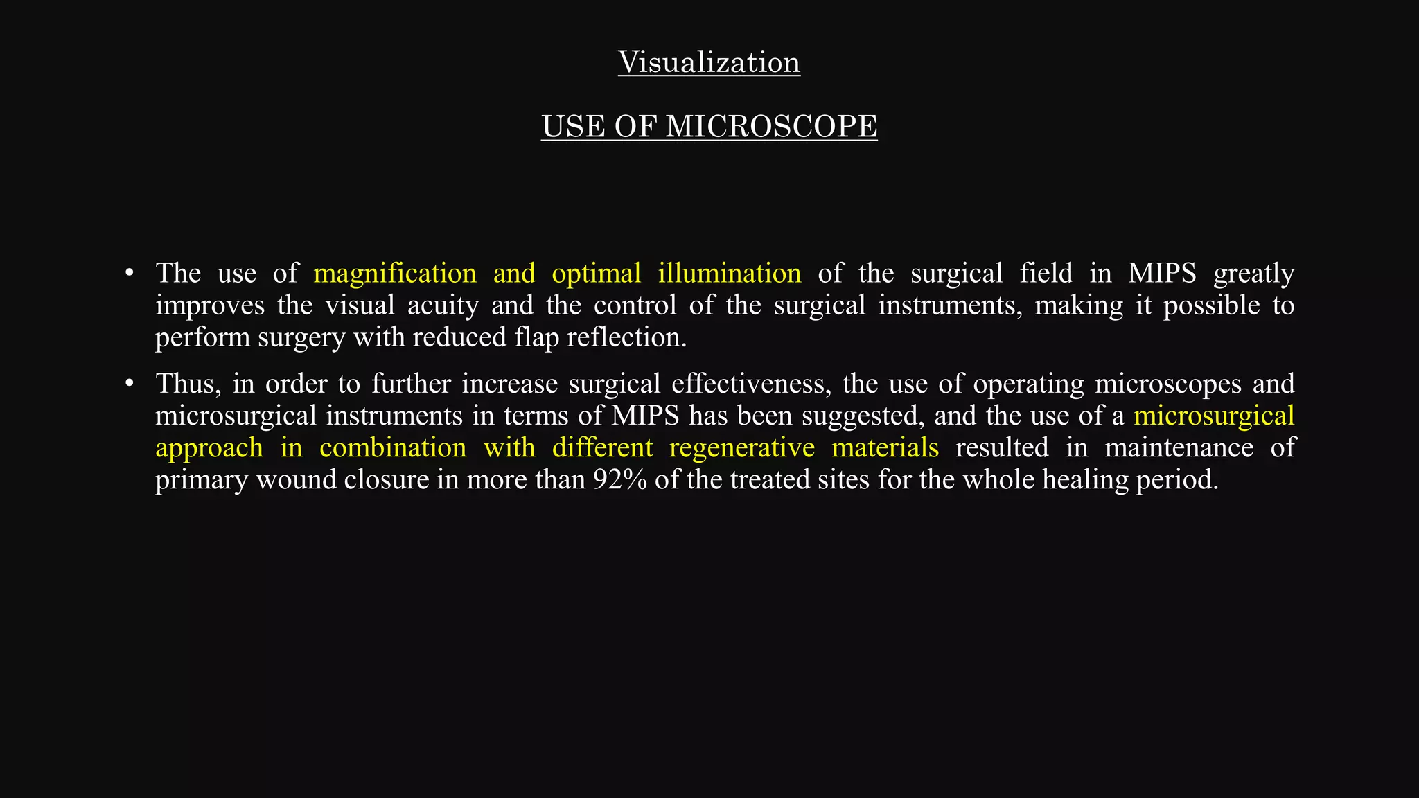 Minimally invasive periodontal surgery | PPTX
