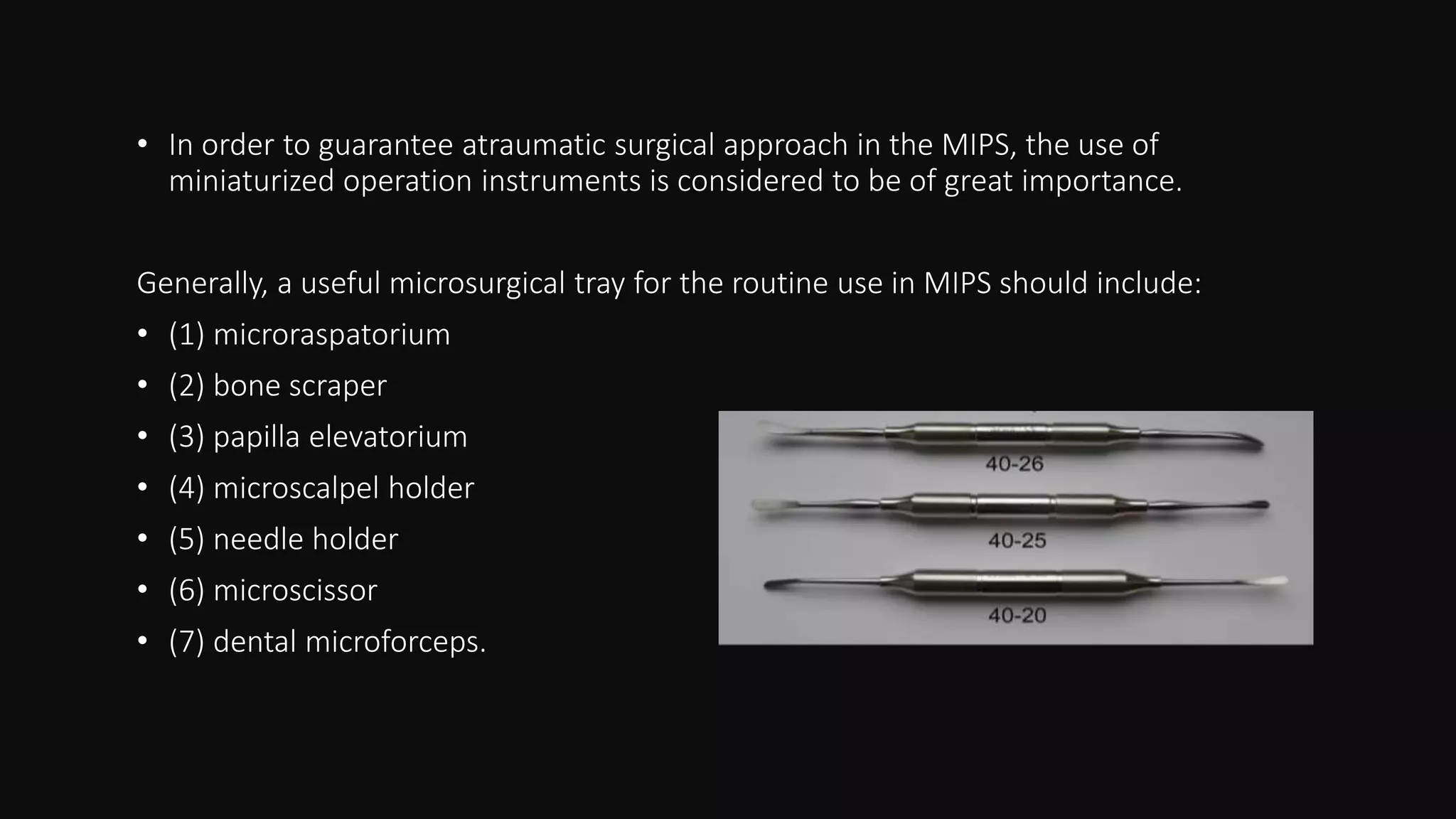 Minimally invasive periodontal surgery | PPTX