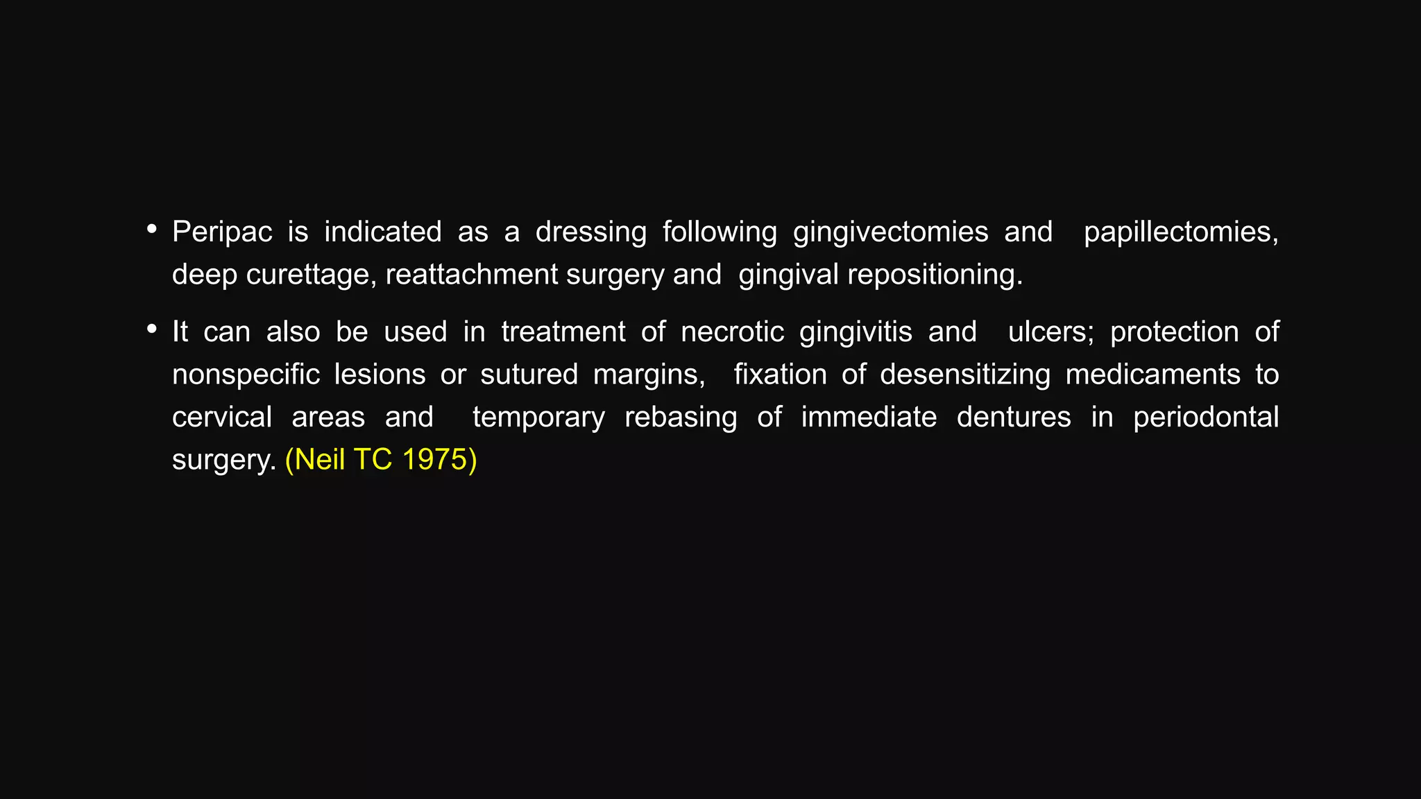 Periodontal dressing | PPTX