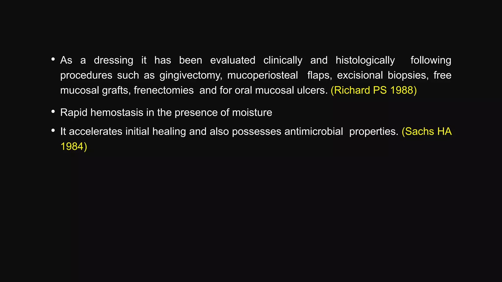 Periodontal dressing | PPTX