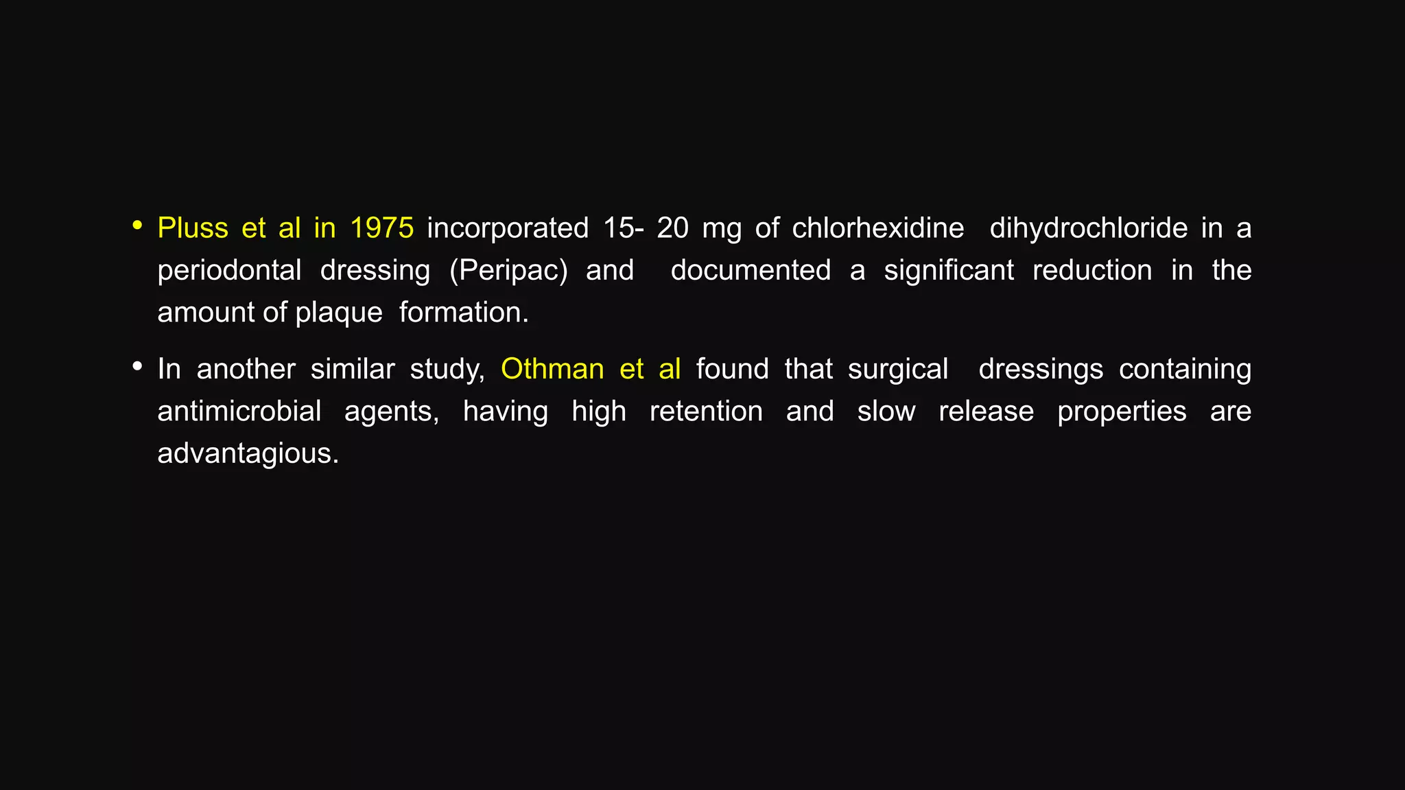 Periodontal dressing | PPTX