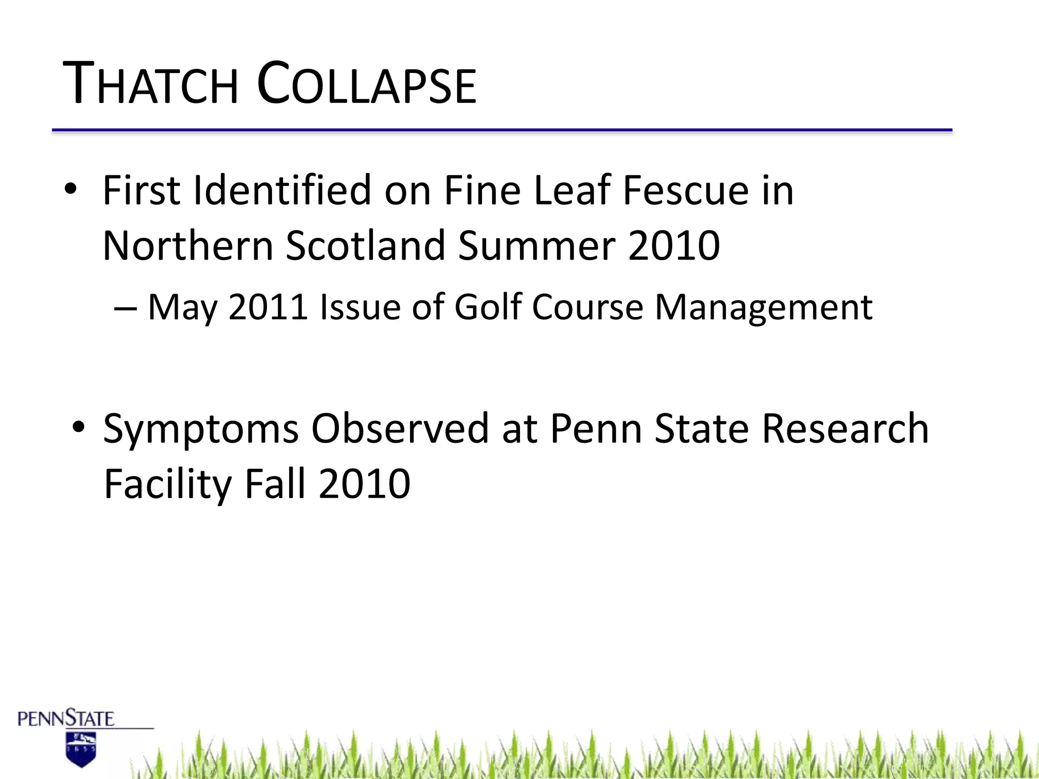 Thatch collapse | PPTX