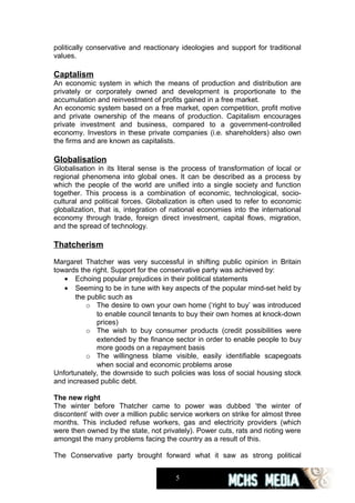 Thatchers britain booklet | DOC