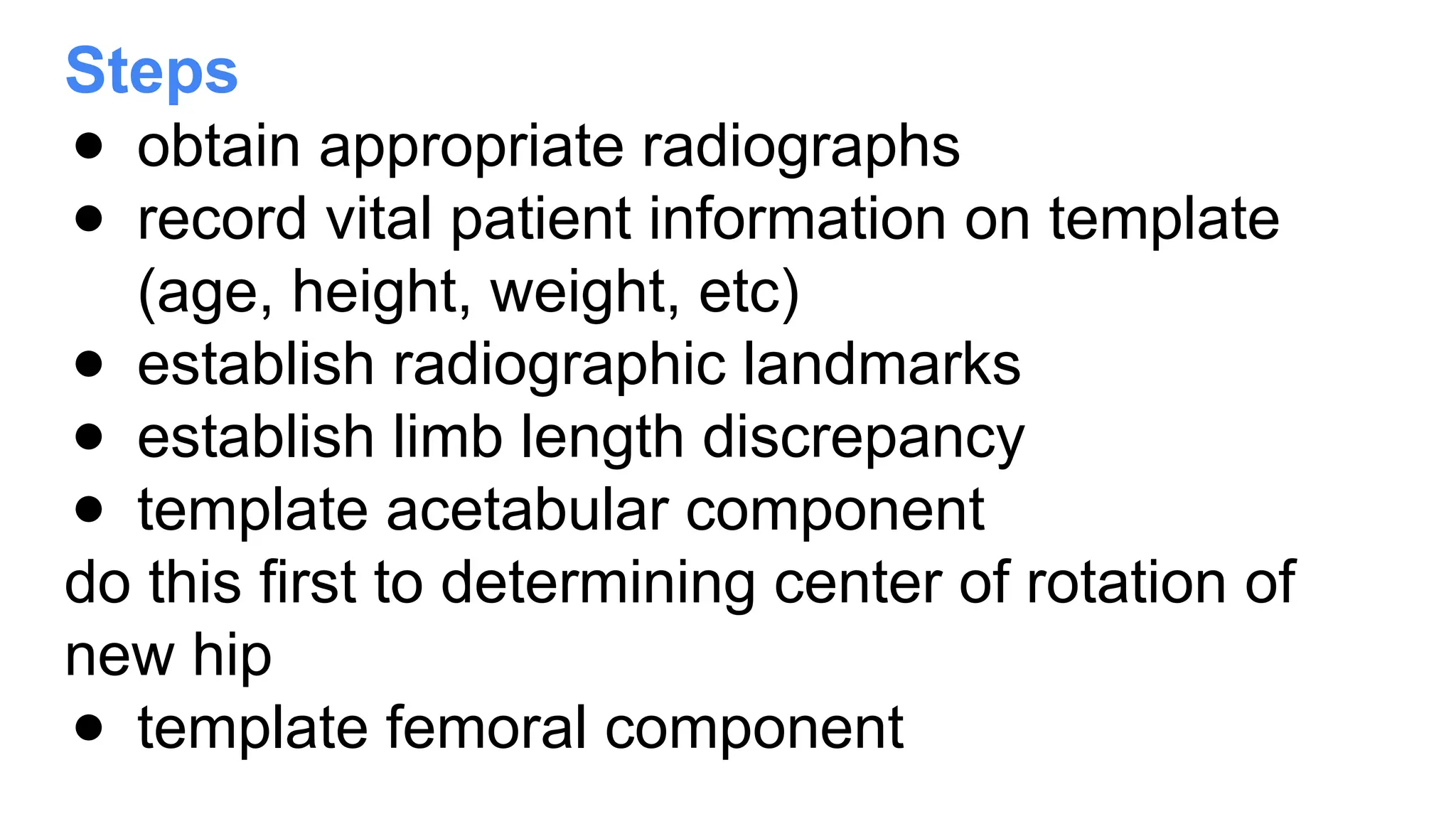 Summary of Total hip templating1111.pptx
