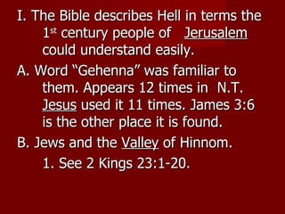 That horrible place called hell | PPT
