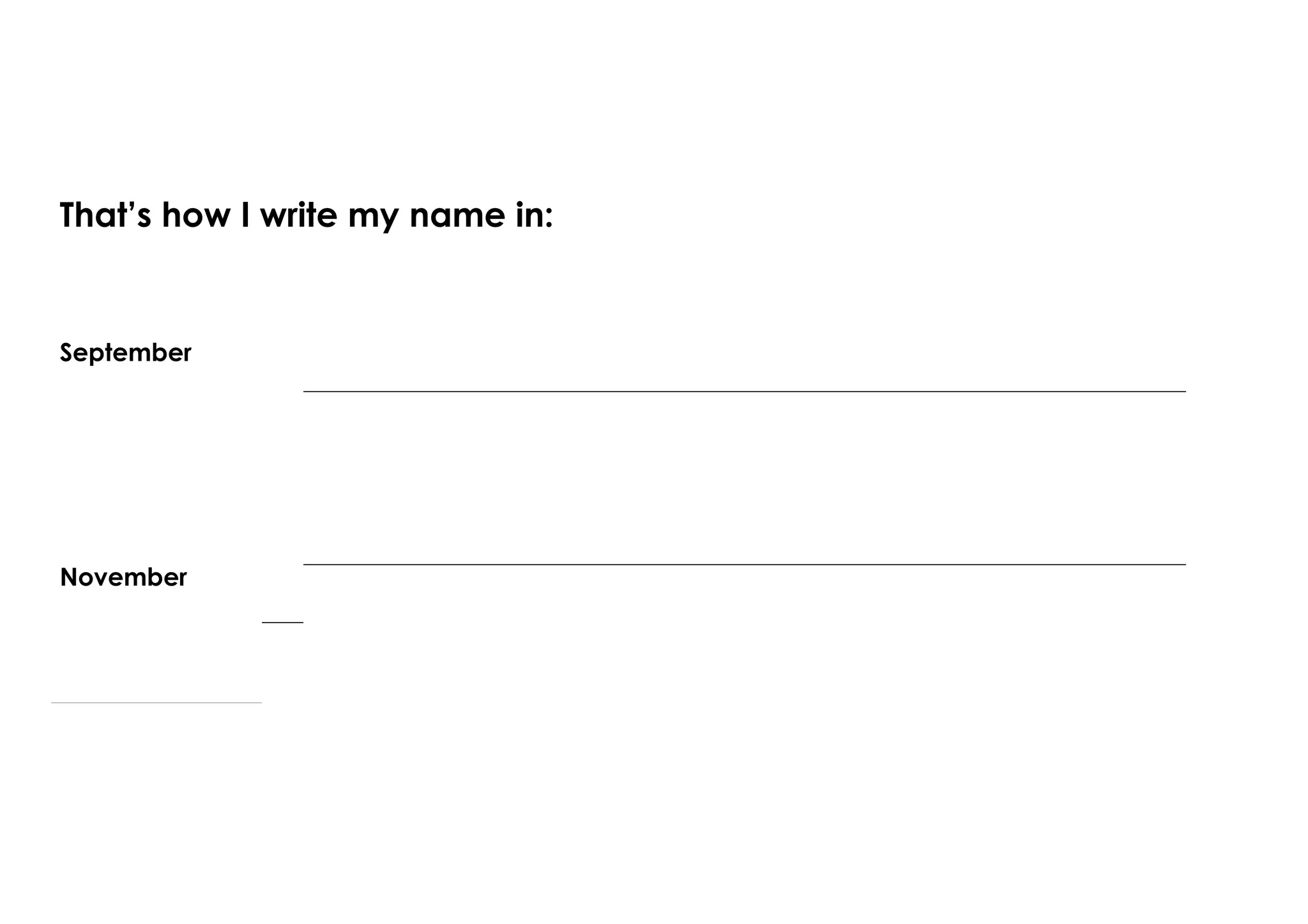 That is how i write my name | PPT