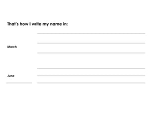 That is how i write my name | DOC